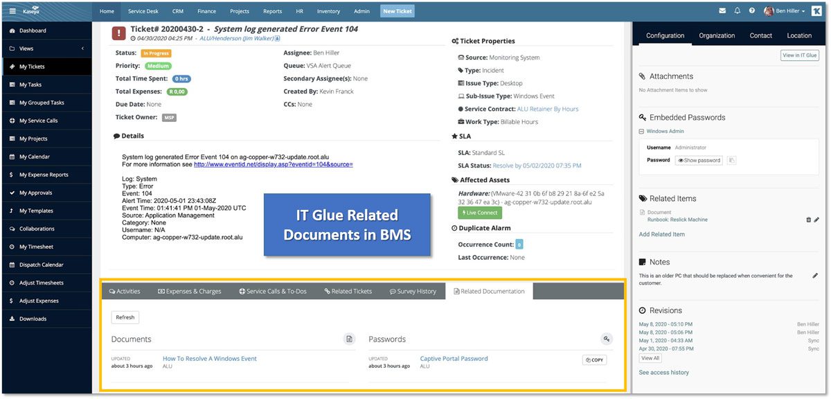 Boost MSP Efficiency With RMM and PSA Integration - Kaseya Boost MSP Efficiency With RMM and PSA Integration - Kaseya