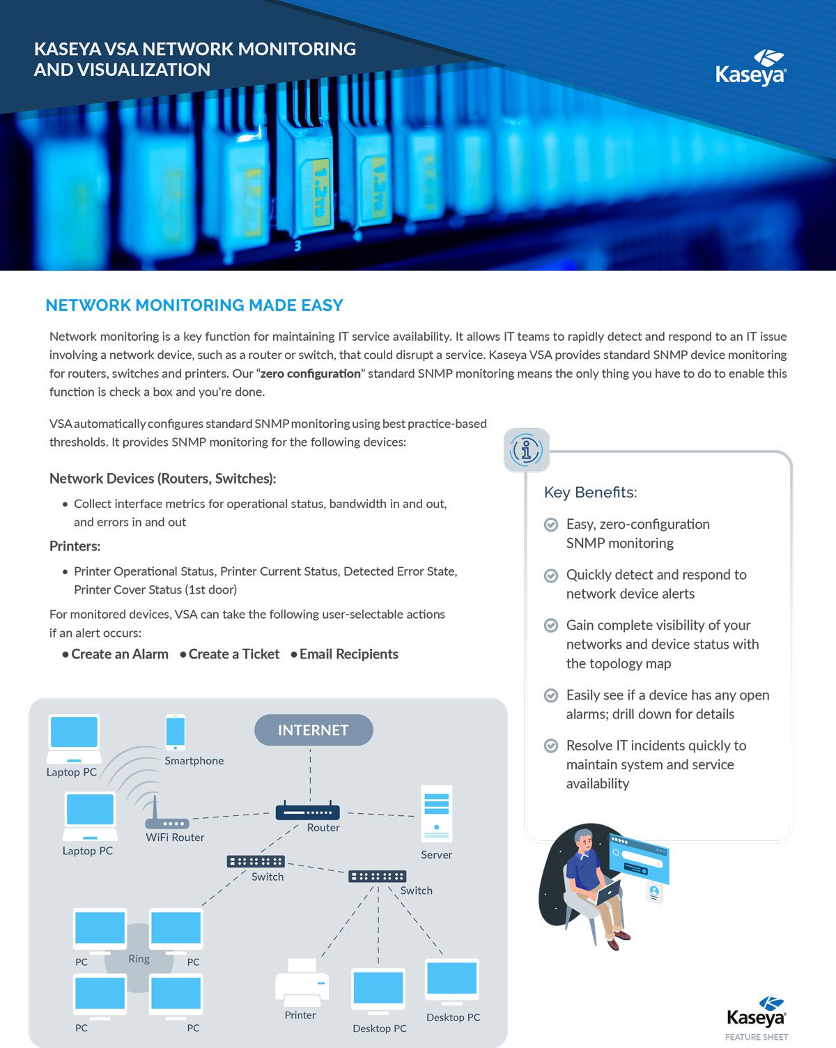 Network Monitoring Software - SNMP Device Monitoring Tools - Kaseya