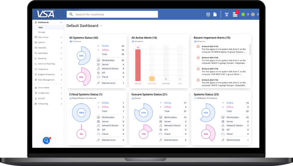 Kaseya VSA Demo - Remote Monitoring & Management Demo