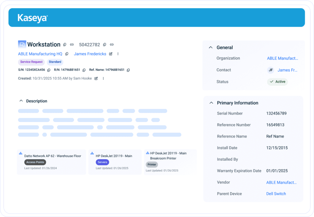 IT Operations Solutions - Manage IT Business Services | Kaseya
