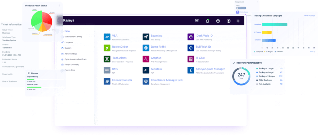 Kaseya 365: All-in-One Platform for Streamlined IT Management