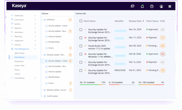 Kaseya 365 Endpoint: Endpoint Management, Security & Backup