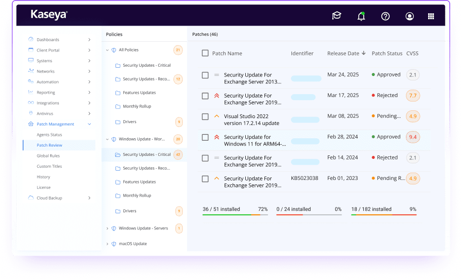 Kaseya 365 Endpoint: Endpoint Management, Security & Backup