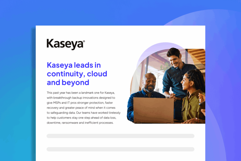 Kaseya Vorex - Service Desk and Service Management | Kaseya