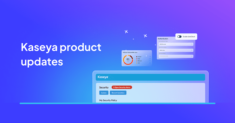 Kaseya VSA RMM Software - Remote Monitoring and Management